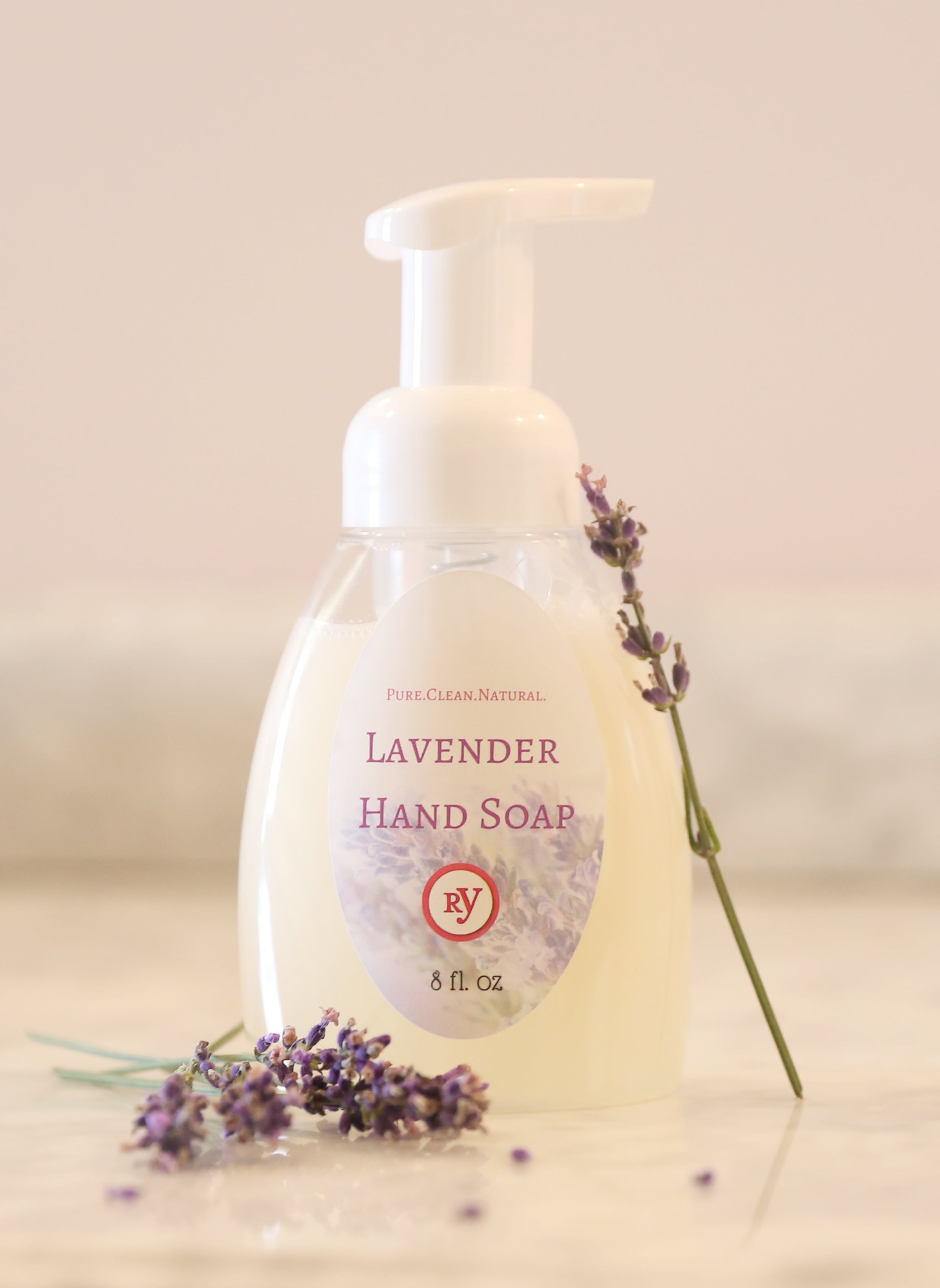 Lavender Foaming Hand Soap Kit – Radiantly You - Pure.Clean.Natural.